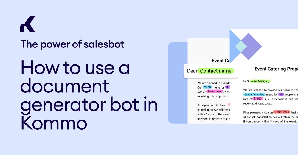 How to use a document generator bot in Kommo — Kommo