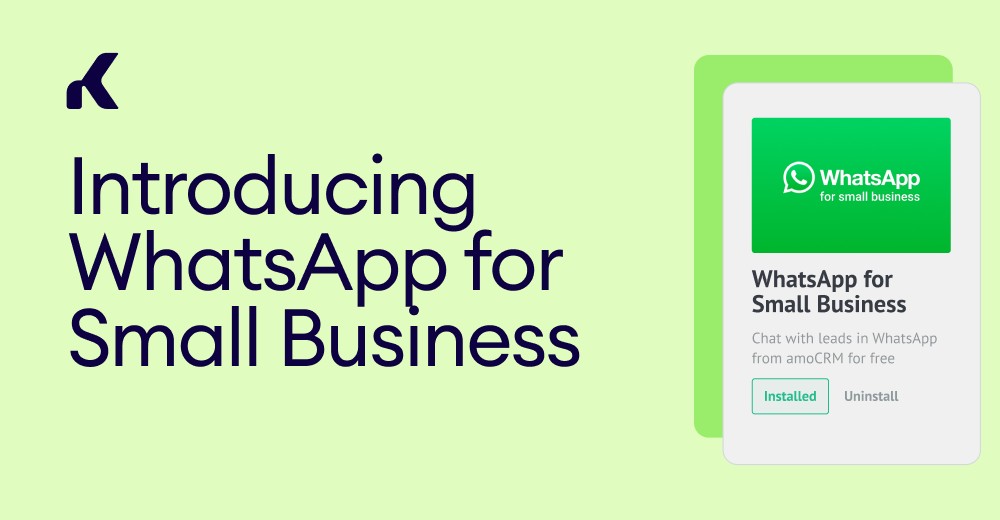 Introducing WhatsApp for Small Business — Kommo