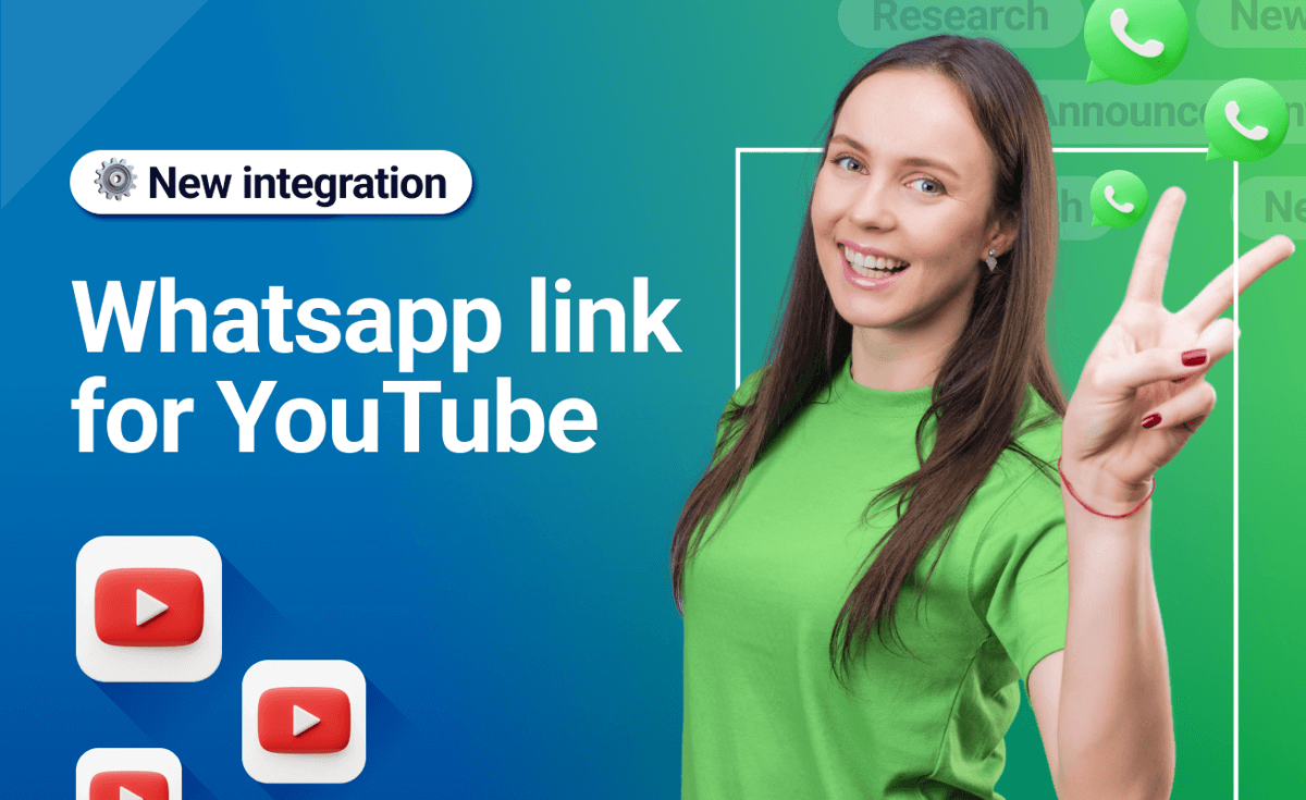 Capturing YouTube leads with a WhatsApp link — Kommo (formerly amoCRM)